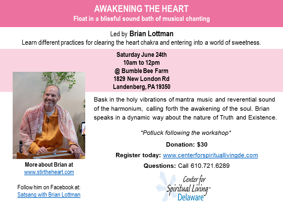 Events - Center for Spiritual Living Delaware